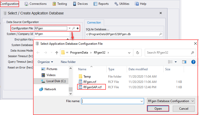 N4. Connect to Database and Upgrade